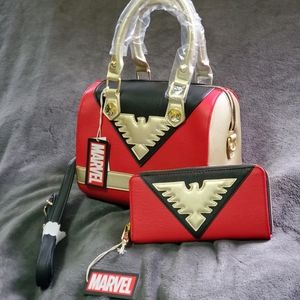 Loungefly | Bags | Marvel Loungefly Xmen Dark Phoenix Handbag Wallet ...